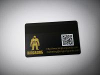 China SLE4442 RFID NFC Contactless Metal Chip Card Custom Logo for sale