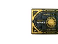China Brass Gold Metal Membership Card Laser Engrave Matt Black 0.8mm Thickness for sale