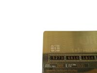 China Luxury 24K Gold Metal Membership Card Magnetic Stripe Bank Card for sale