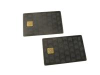 China Metal IC Chip Visiting Card Electroplated Anti Black Silver Etching for sale