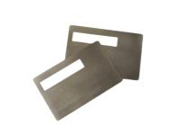 China Metal IC Chip Visiting Card Electroplated Anti Black Silver Etching for sale