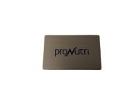 China Brushed Etch Silk Screen 0.5mm Metal Business Cards Double Sided for sale