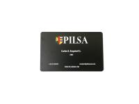 China Stainless Steel Matte Black Metal Business Cards Luxury Metal Visiting Card for sale