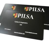 China Stainless Steel Matte Black Metal Business Cards Luxury Metal Visiting Card for sale