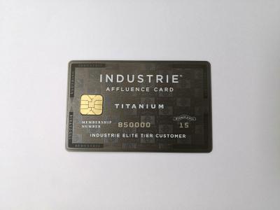 China Custom Classic Silver Metal Membership Card Laser Name Number for sale