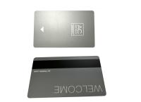 China Programmable Black Magnetic Stripe Card Printed Hotel Key Card for sale