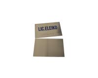 China Brush Silver Stainless Steel Business Card Custom Blank Metal Visit Tag for sale