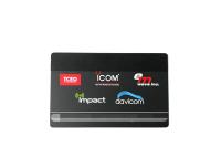 China CR80 Matte Black Metal Business Cards Velvet Color Print Logo for sale