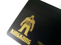 China CR80 IC NFC RFID Metal Credit Card Matte Black OEM Logo for sale