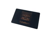 China Durable Metal Membership Card Copper Bronze Brushed Laser Engrave for sale