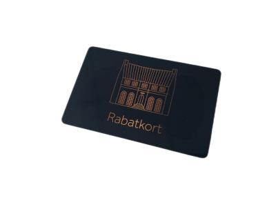 China Durable Metal Membership Card Copper Bronze Brushed Laser Engrave for sale