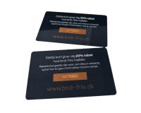 China Durable Metal Membership Card Copper Bronze Brushed Laser Engrave for sale