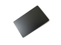 China CR80 Plain Matte Black Metal Business Cards Blanks Steel Round Corner for sale