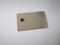 China RFID Smart Credit Card Contact IC Contactless NFC Chip Metal Writable for sale