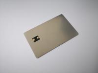 China RFID Smart Credit Card Contact IC Contactless NFC Chip Metal Writable for sale