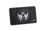 China Credit Card Size Steel Brass Metal Black Card Laser Engrave Logo Screen Print for sale