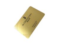 China High End Custom Logo Durable Original Brass CR80 Metal Business Cards for sale