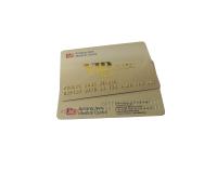 China Customize Printing Pvc Card Name Embossed Number Gold Credit Card for sale