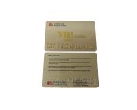 China Customize Printing Pvc Card Name Embossed Number Gold Credit Card for sale