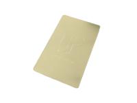 China Customised Printing NFC Metal Steel MF 1K Contactless Card for sale
