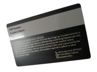 China Metal Black Gold Frosted Vip Member Gift Card Signature Customise for sale