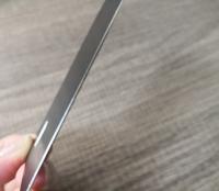 China Metal Steel Matt Black Debit Card Hico Magnetic Strip Silver Edges for sale