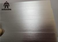 China Brushed  Silver Laser Etched Business Cards  Anodized Aviation   85 x 54mm for sale