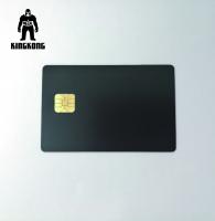 China Luxury  Copper Metallic Ink Business Cards For Bank SLE4442 Chip Matt Effect for sale