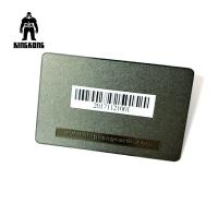 China Creative Lasered Metallic Embossed Business Cards Frosted Finished Gold Silver Color for sale