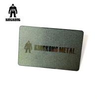 China Creative Lasered Metallic Embossed Business Cards Frosted Finished Gold Silver Color for sale