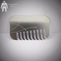 China Custom High Quality Pattern Metal Wedding Invitation Card Barcode Card for sale