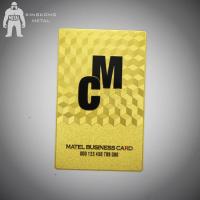 China Gold Membership VIP Metal Business Card VIP Card Made By Stainless Steel CR80 for sale