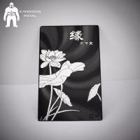 China Customised Luxury Membership Metal Vip Cards Plated  For Business Gift   Logo Printed for sale