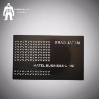 China Retro Rifle Color Plated Metal Business Card With Brushed Finshed for sale