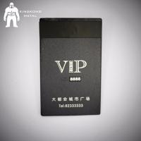 China High Quality Customized Personalized Metal Membership Card With Number for sale