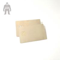 China Stainless  Titanium Aluminium Business Cards  , Square Aluminium Visiting Card for sale