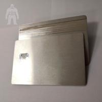 China Stainless  Titanium Aluminium Business Cards  , Square Aluminium Visiting Card for sale