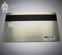 China Luxury  Personal Trainer Aluminum Business Cards Extrusion Metal Logo  Included for sale