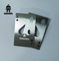 China Advertising Metal Credit Card Sized Bottle Opener  Eco-Friendly  Stocked for sale