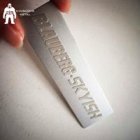 China Brand Handbag Purse Wallet  Blank Metal Name Plates Waterproof High Glossy for sale