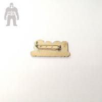 China 3D  Hard Flag Metal Label Plates  , Military Label  Football Pin Badges for sale