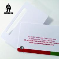 China Personalized	PVC Business Cards Offset Printing , Travel Luggage Name Tag Airlines supply for sale