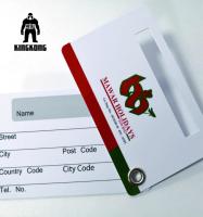 China Personalized	PVC Business Cards Offset Printing , Travel Luggage Name Tag Airlines supply for sale