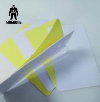 China Plain Sticker PVC Business Cards Printable Plastic Cards Adhesive Blank With Layer for sale