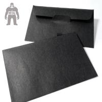 China Mini Gift Envelope Card Holder Black Business Holiday Blank Gift Card Sleeves for sale