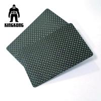 China Carbon Fibre Gift Pvc Identity Card Silkscreen Printed Logo Customised for sale
