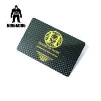 China Carbon Fibre Gift Pvc Identity Card Silkscreen Printed Logo Customised for sale