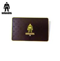 China Custom Cool Matte Black And Gold Business Cards Crystal Diamond Inserting for sale