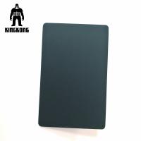 China KingKong Luxury  Silicon Black Steel Business Cards  Matte Finished Exceptional Feeling for sale