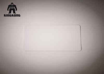 China Thermal Plain White Blank  30 Mil Plastic ID Cards For Printing Cr80 85.6x54x0.76mm for sale